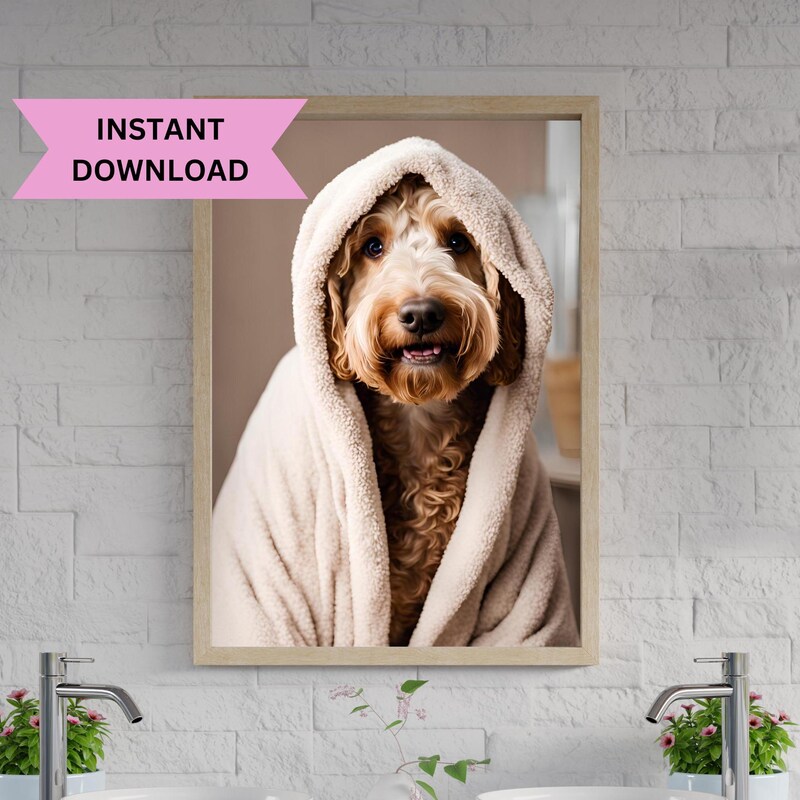 Goldendoodle Art - Etsy
