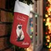 Siamese Cat Holiday Stocking Personalized, Cat Lovers Christmas ...