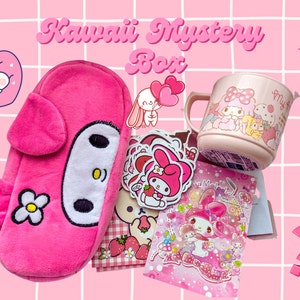 Kawaii Wrapped Birthday Mystery Box, Japanese Surprise Box, Plush ...