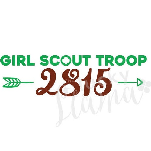 Custom Girl Scout Troop Logo - Etsy