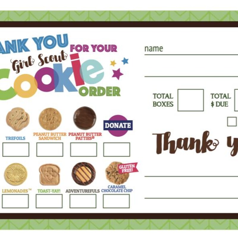 Girl Scout Cookies 2023 - Etsy
