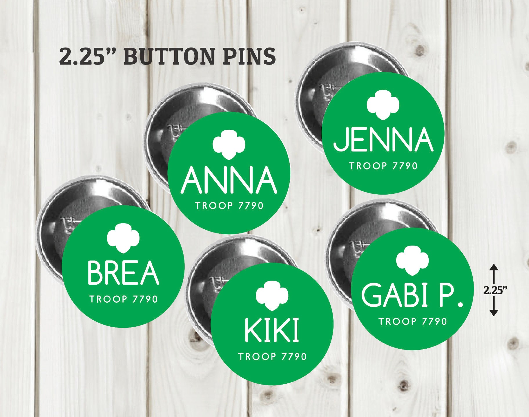 Girl Scout Name Badges