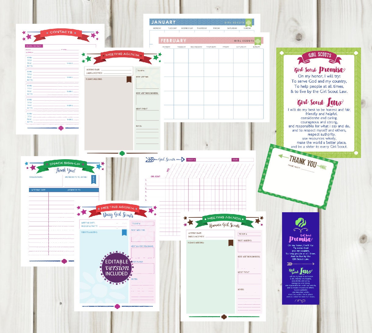 Girl Scout Leader Tool Kit - Etsy