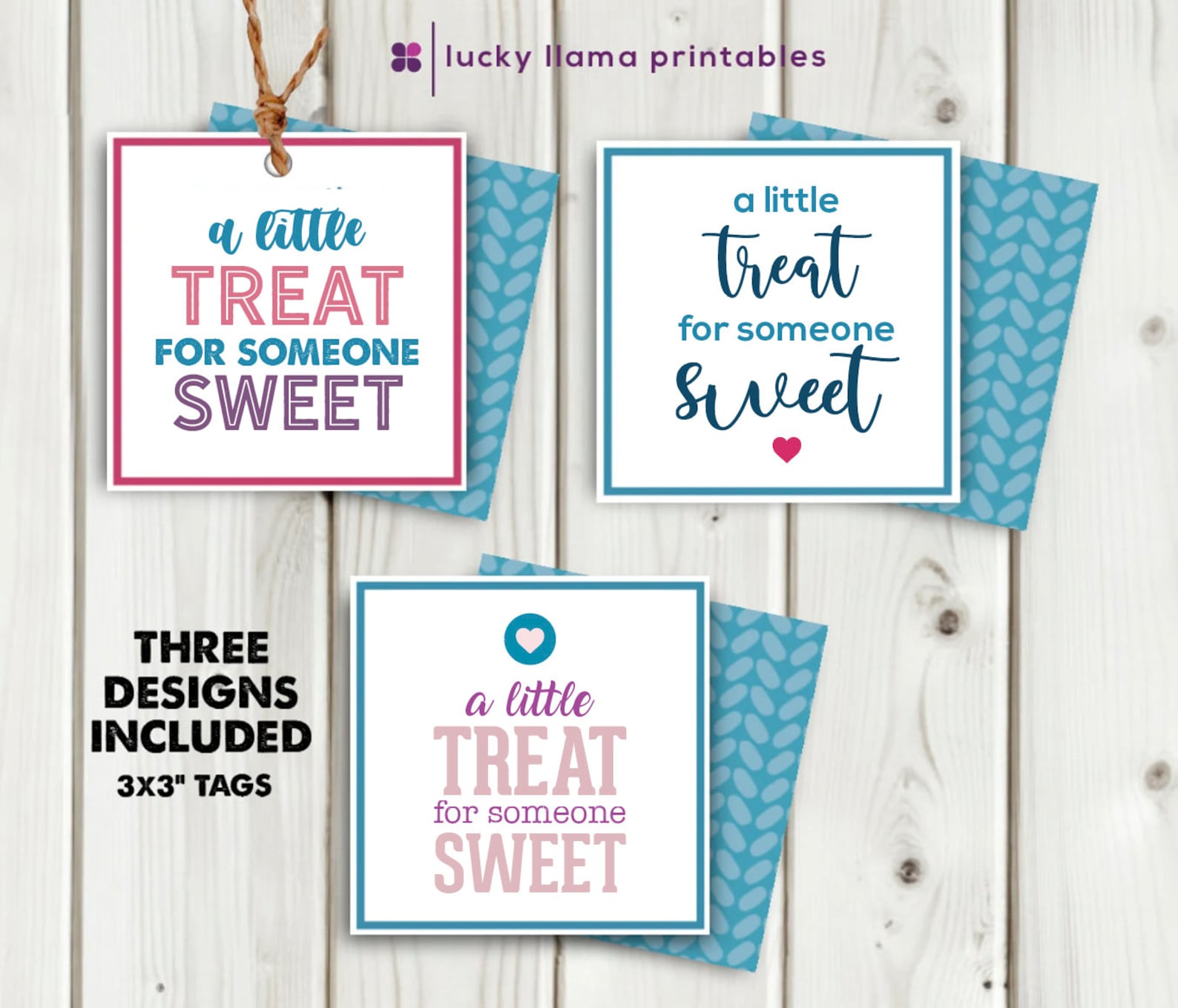 A Little Treat for Someone Sweet Printable Tags Instant - Etsy