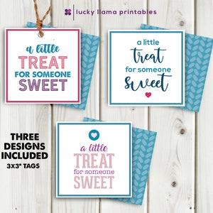 A Little Treat for Someone Sweet Printable Tags- Instant Download - Etsy