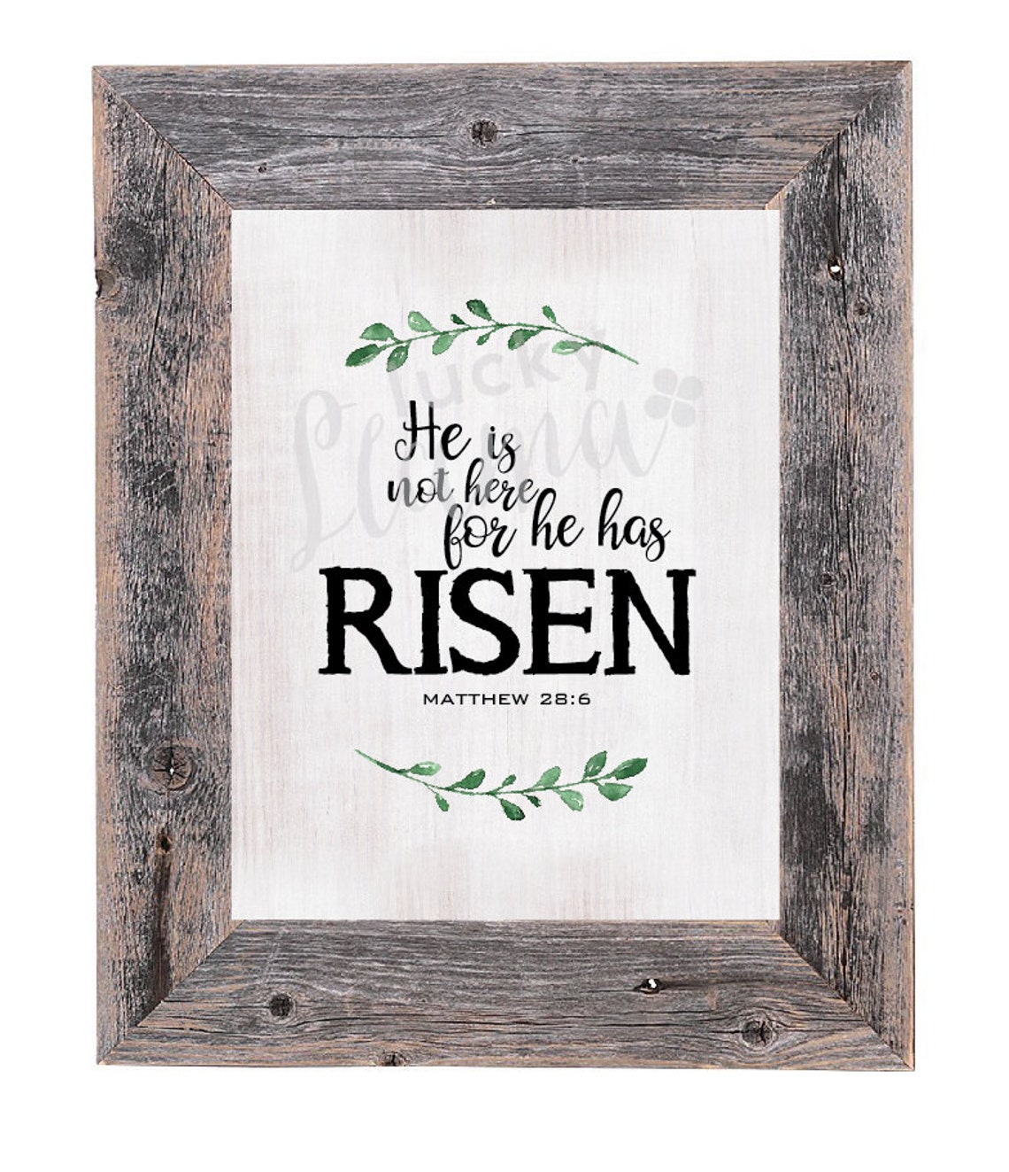 HE is risen printable Easter Printable art work | Etsy