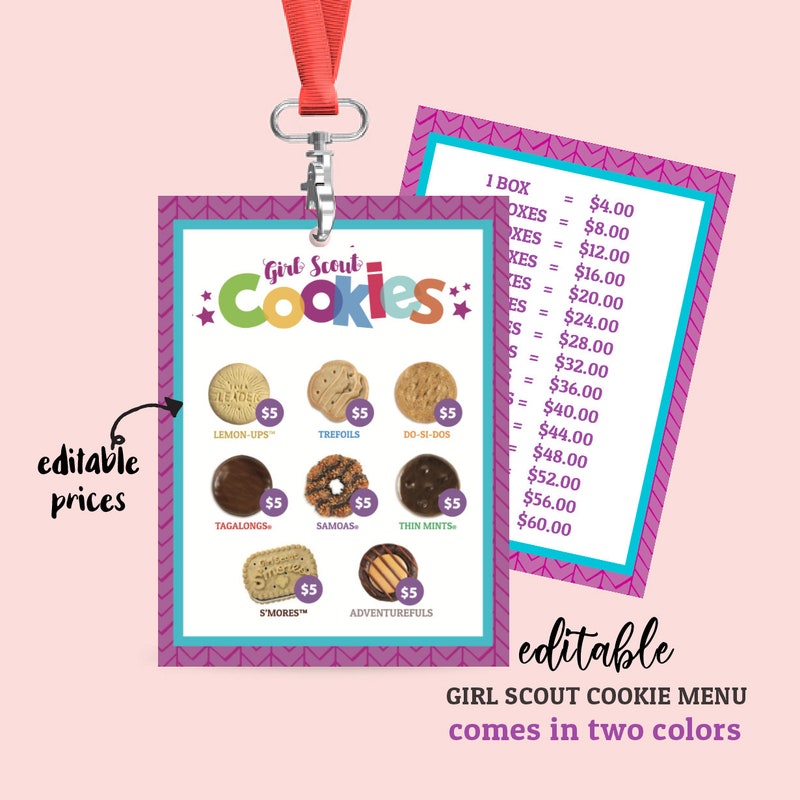 Girl Scout Cookies - Etsy