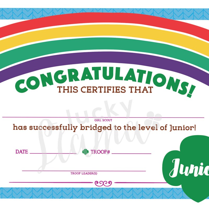 Girl Scout Bridging - Etsy