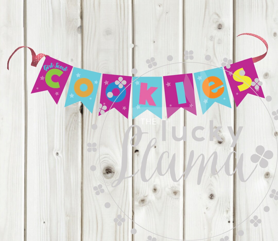 Printable Girl Scout Cookie Booth Banner - Etsy