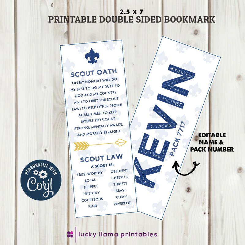 Cub Scout Printables - Etsy