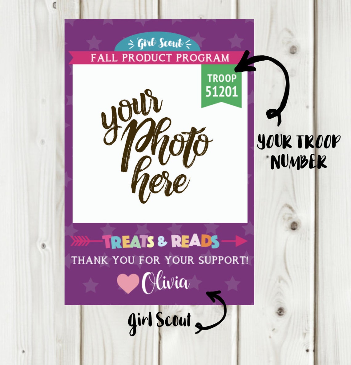 Printable Custom Photo Thank You Cards for Fall Product - Etsy