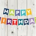 Printable Birthday Bunting Banner PDF Instant Download - Etsy