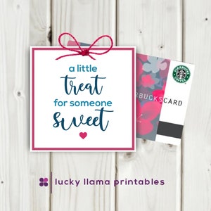 A Little Treat for Someone Sweet Printable Tags- Instant Download - Etsy
