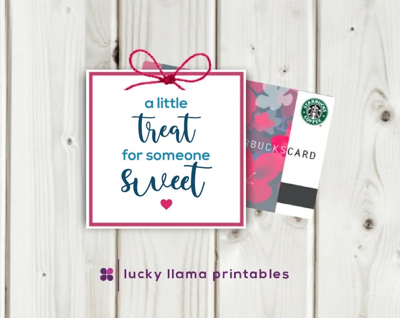 A Little Treat for Someone Sweet Printable Tags Instant - Etsy