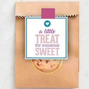 A Little Treat for Someone Sweet Printable Tags- Instant Download - Etsy