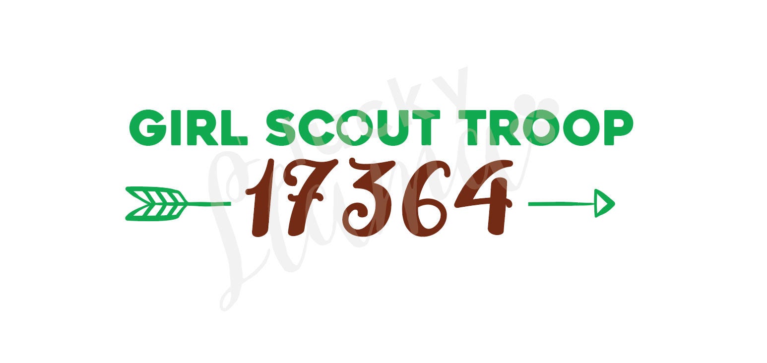Custom Girl Scout Troop Logo - Etsy