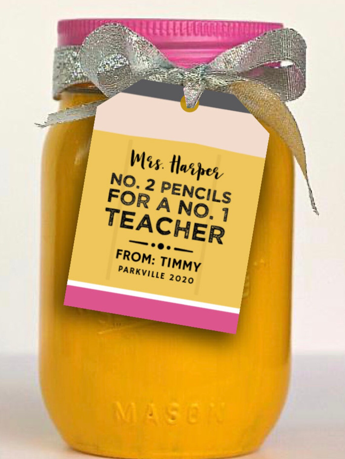 Editable Pencil Gift Tag Instant Download | Etsy