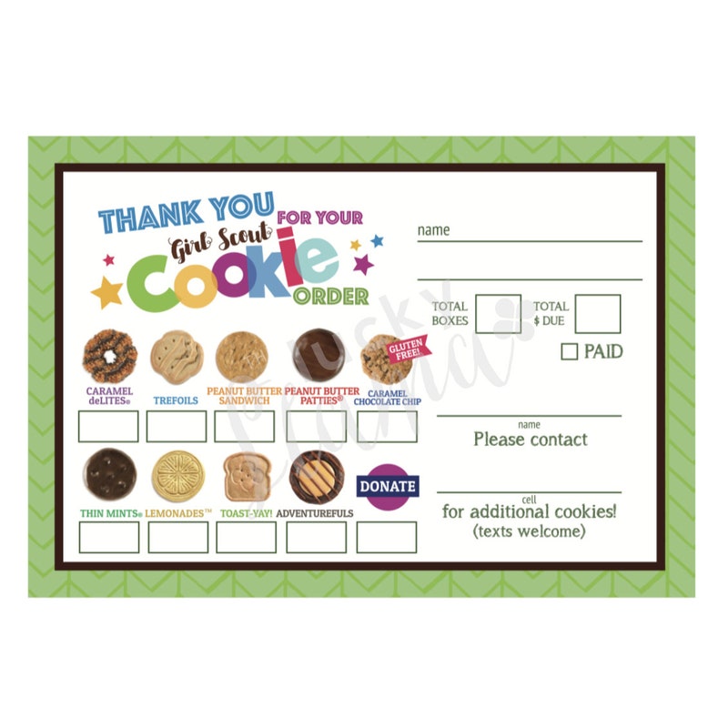 Girl Scout Cookies 2023 - Etsy