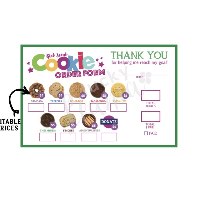 Girl Scout Cookies 2023 - Etsy