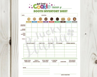 Booth Tally Sheet - Etsy