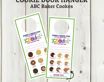 ABC Girl Scout Cookie Menu all 9 Cookies Editable Prices Instant ...