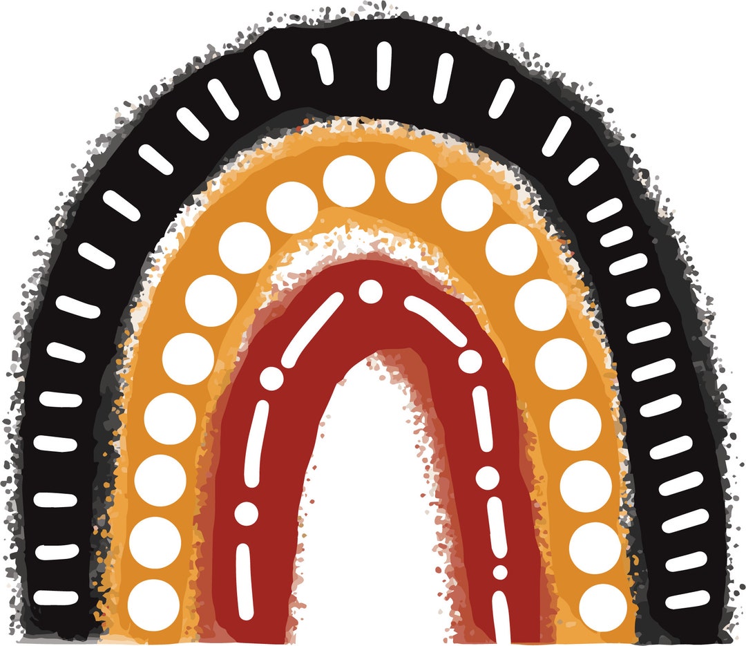 Rainbow | Aboriginal Art | Clip Art | Digital - Etsy