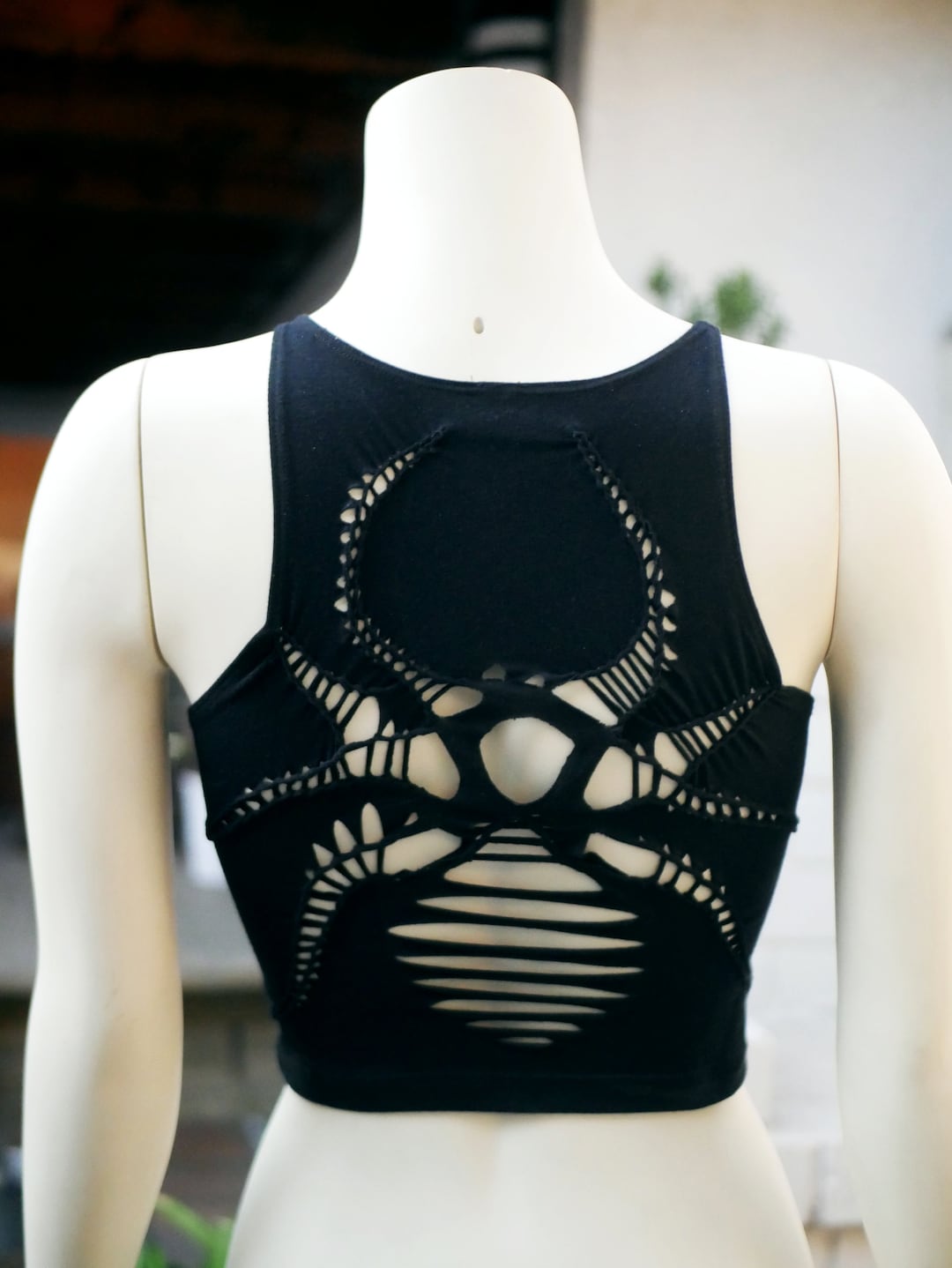 SPIDER T-shirt | Halloween Crop Top | Gothic Rocker Shirt | Cosplay - Etsy