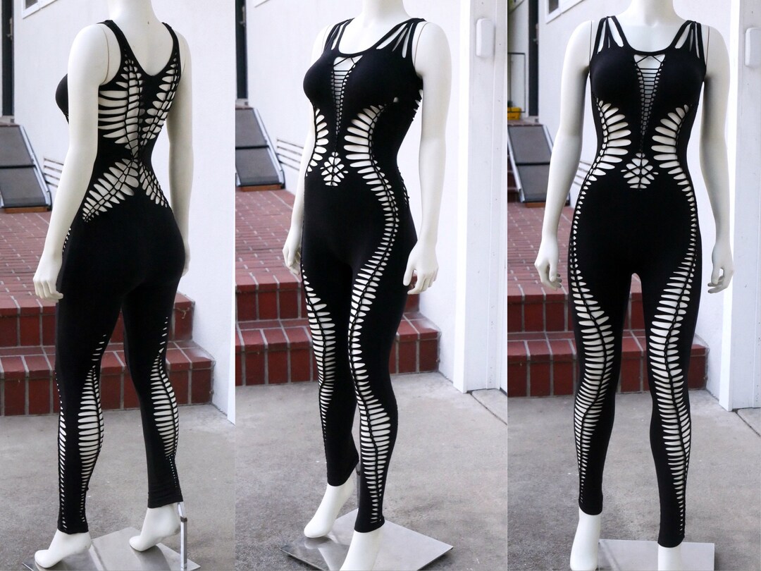 PIXIE Flow Catsuit | Hoop Dance Flow Clothes | Braided Bodysuit ...