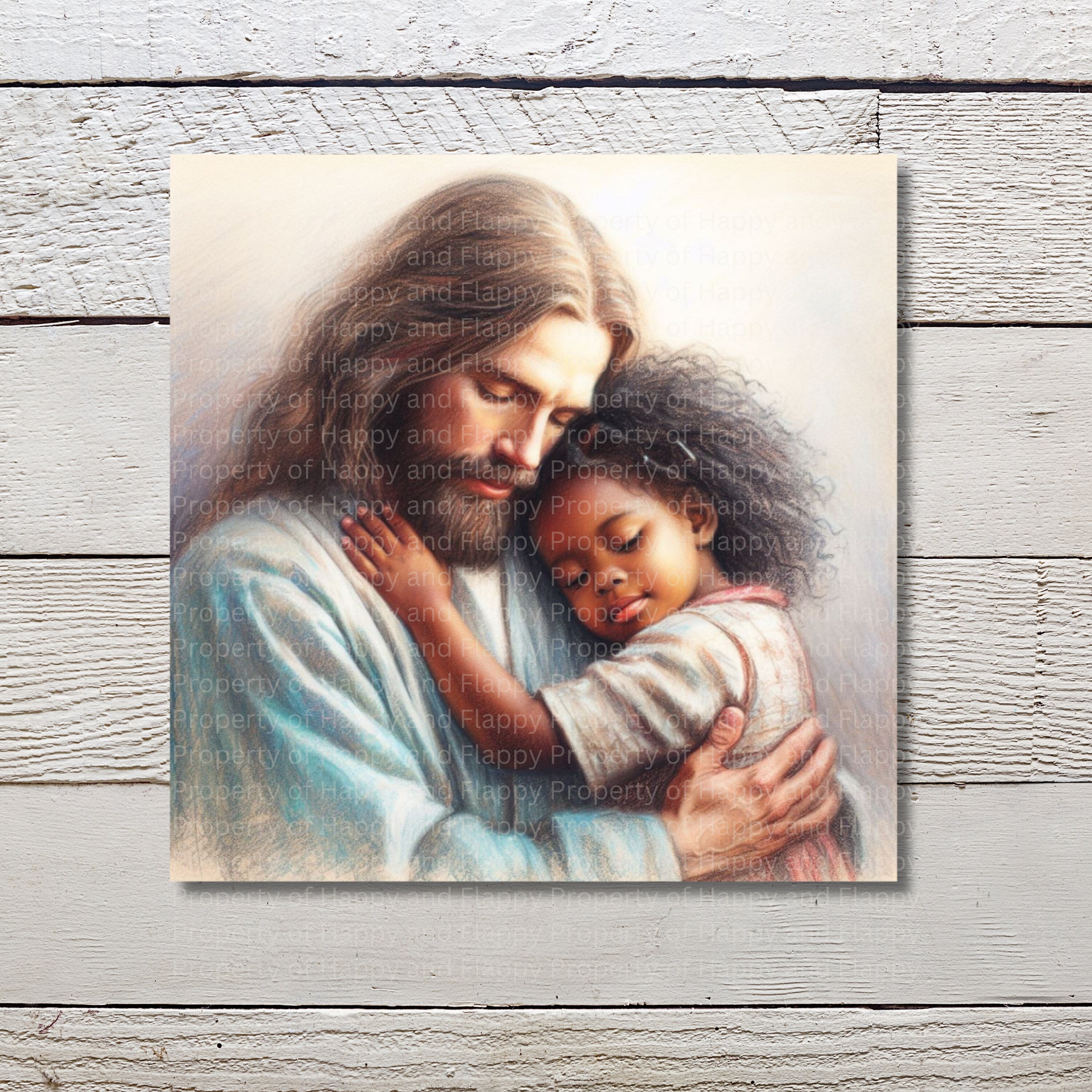 Child and Jesus Christ Downloadable and Printable Sympathy Print or ...