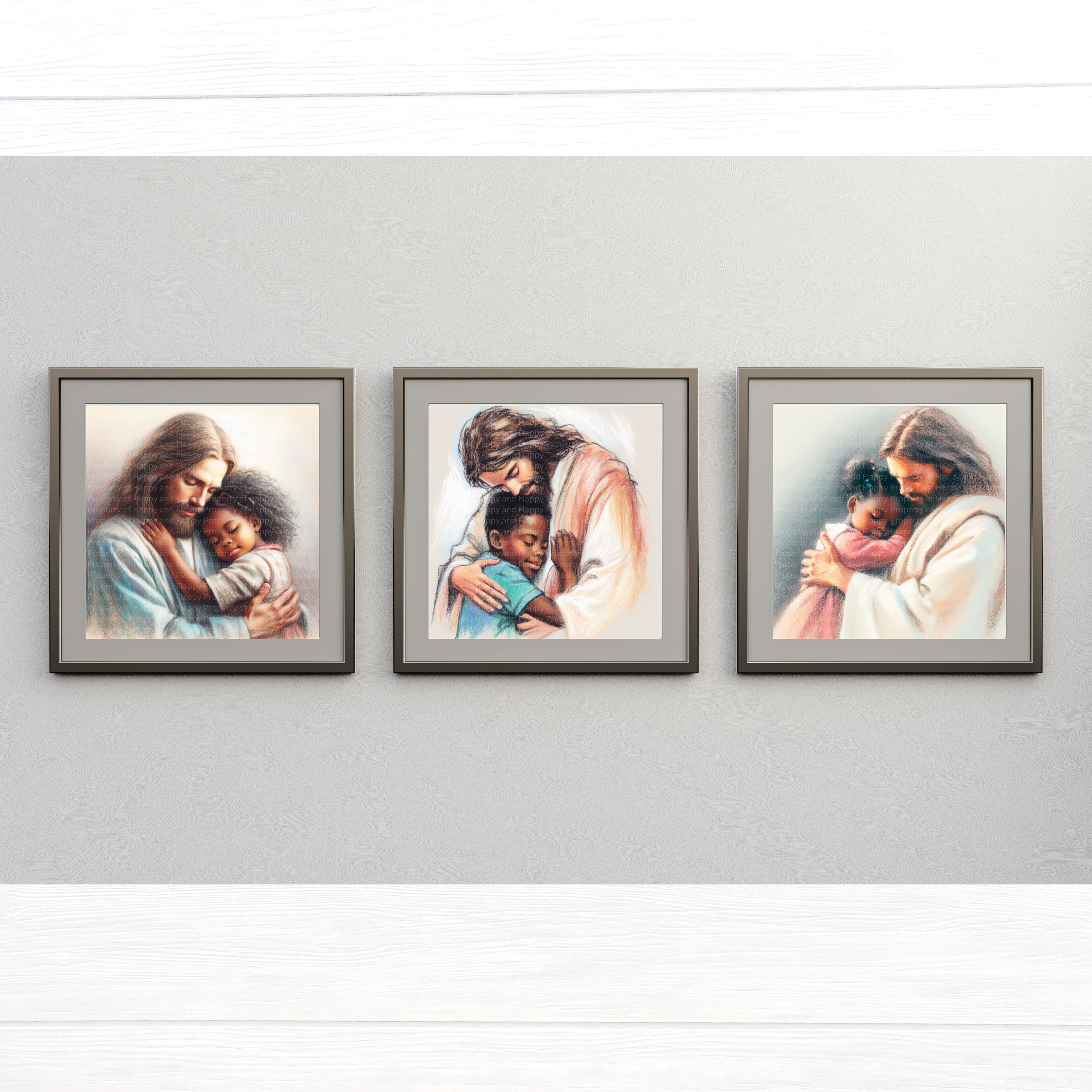 Child and Jesus Christ Downloadable and Printable Sympathy Print or ...