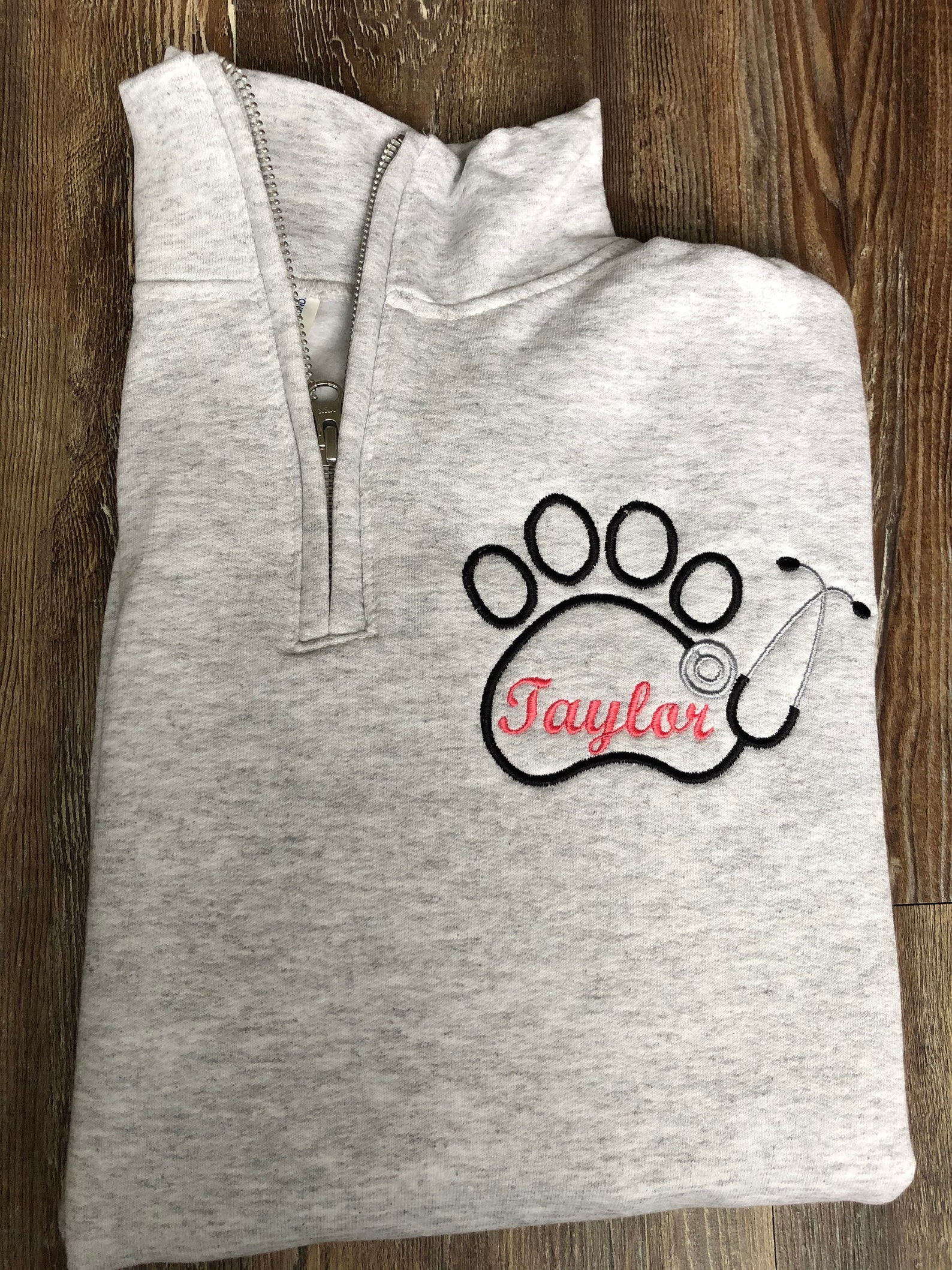 Vet Gift, Monogrammed Veterinarian Shirt, Vet Tech, Stethoscope, Dog ...