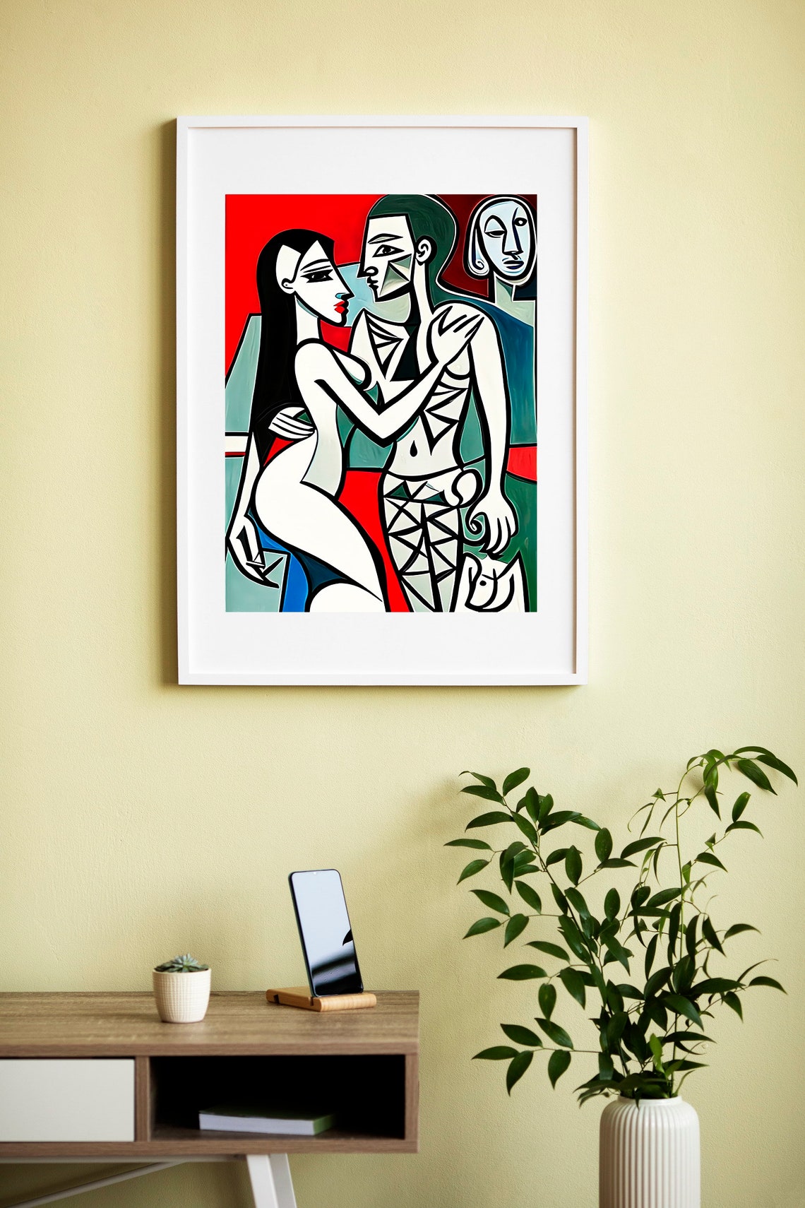 Cubism Art , No32 Printable 2:3 Ratio Wall Art , Digital Art , Home ...