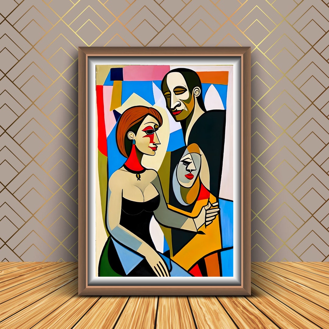 Cubism Art , No47 Printable 2:3 Ratio Wall Art , Digital Art , Home ...