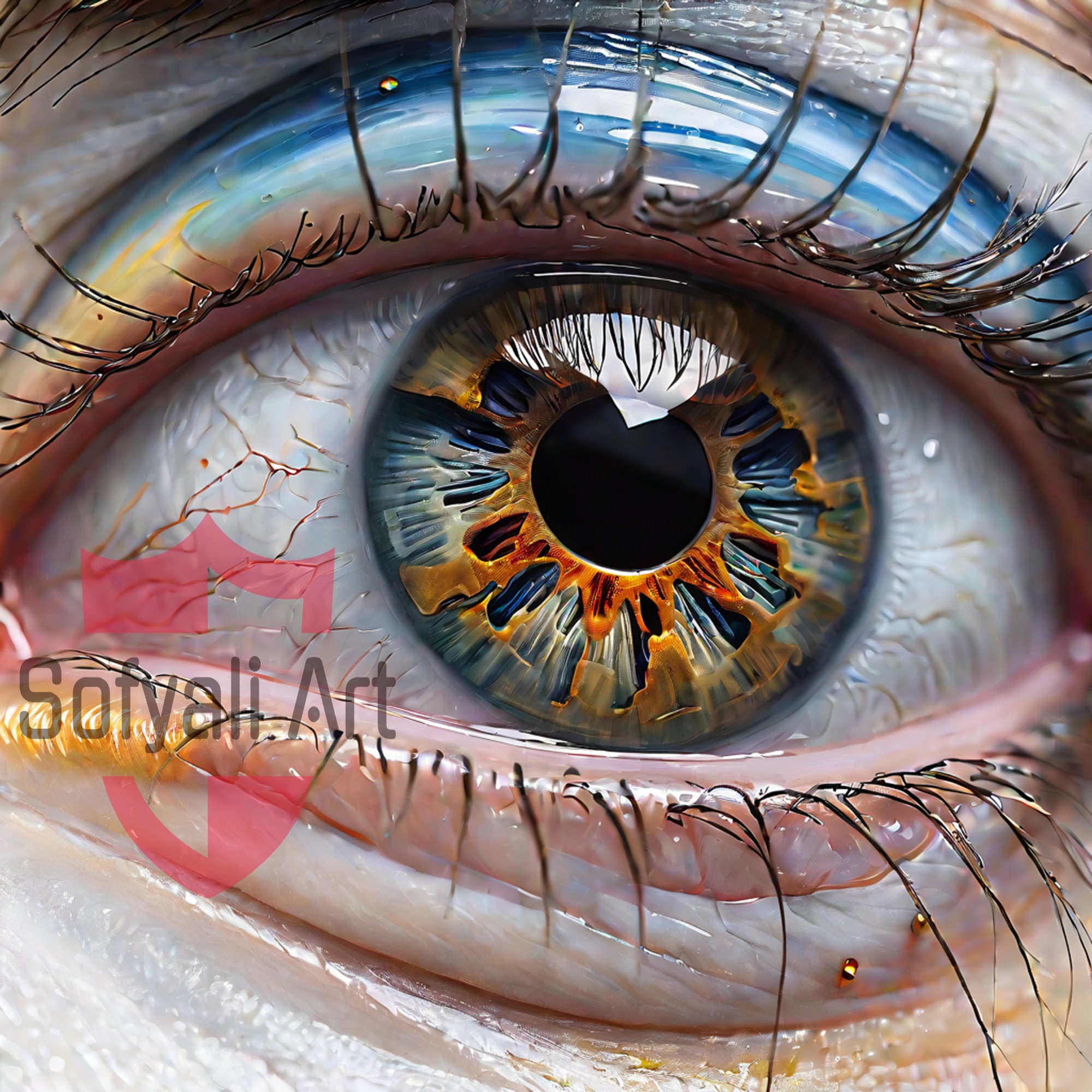 Printable Modern Art , Realistic Eyes Drawing , Part4 , 4 JPG ...