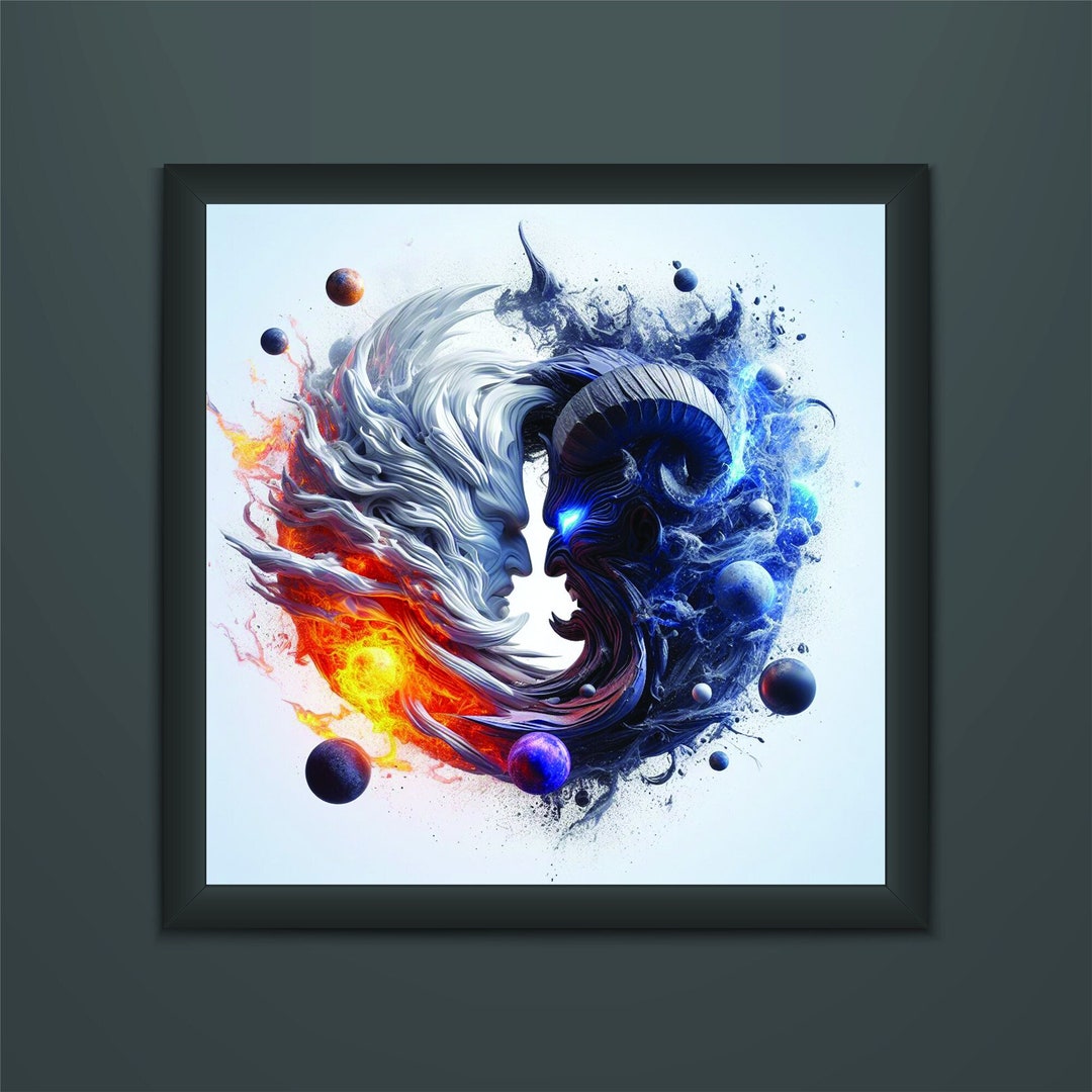 No3 "the Thin Line Between Good and Evil " Printable JPG , Good Vs Evil ...