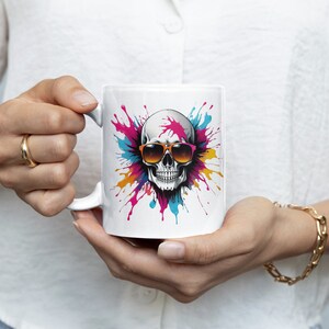 Splash Art Skull No4 Transparent PNG , Skull Clipart Bundle , Skull ...