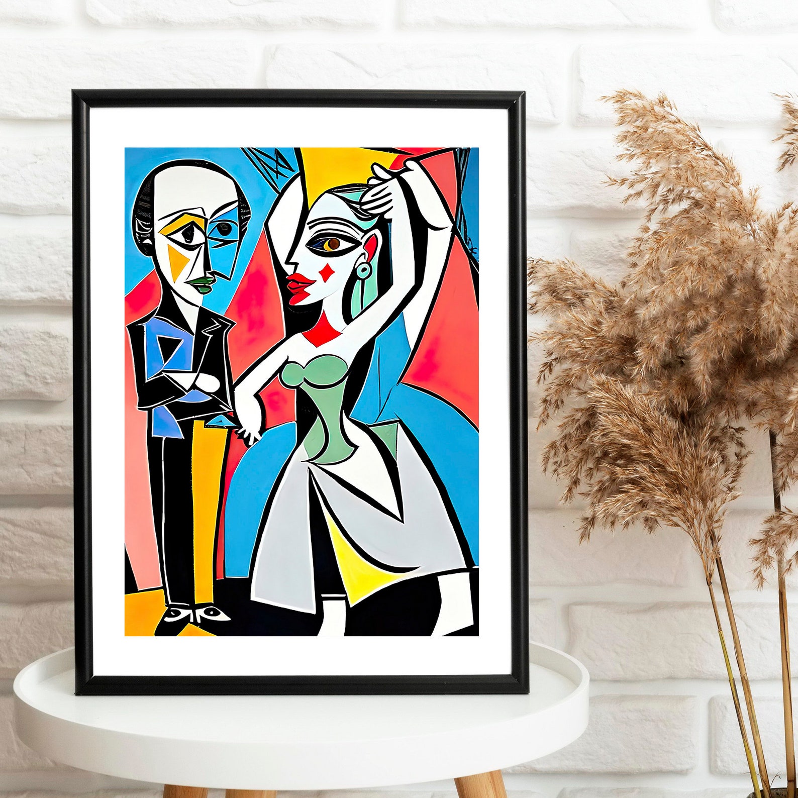 Cubism Art , No40 Printable 2:3 Ratio Wall Art , Digital Art , Home ...
