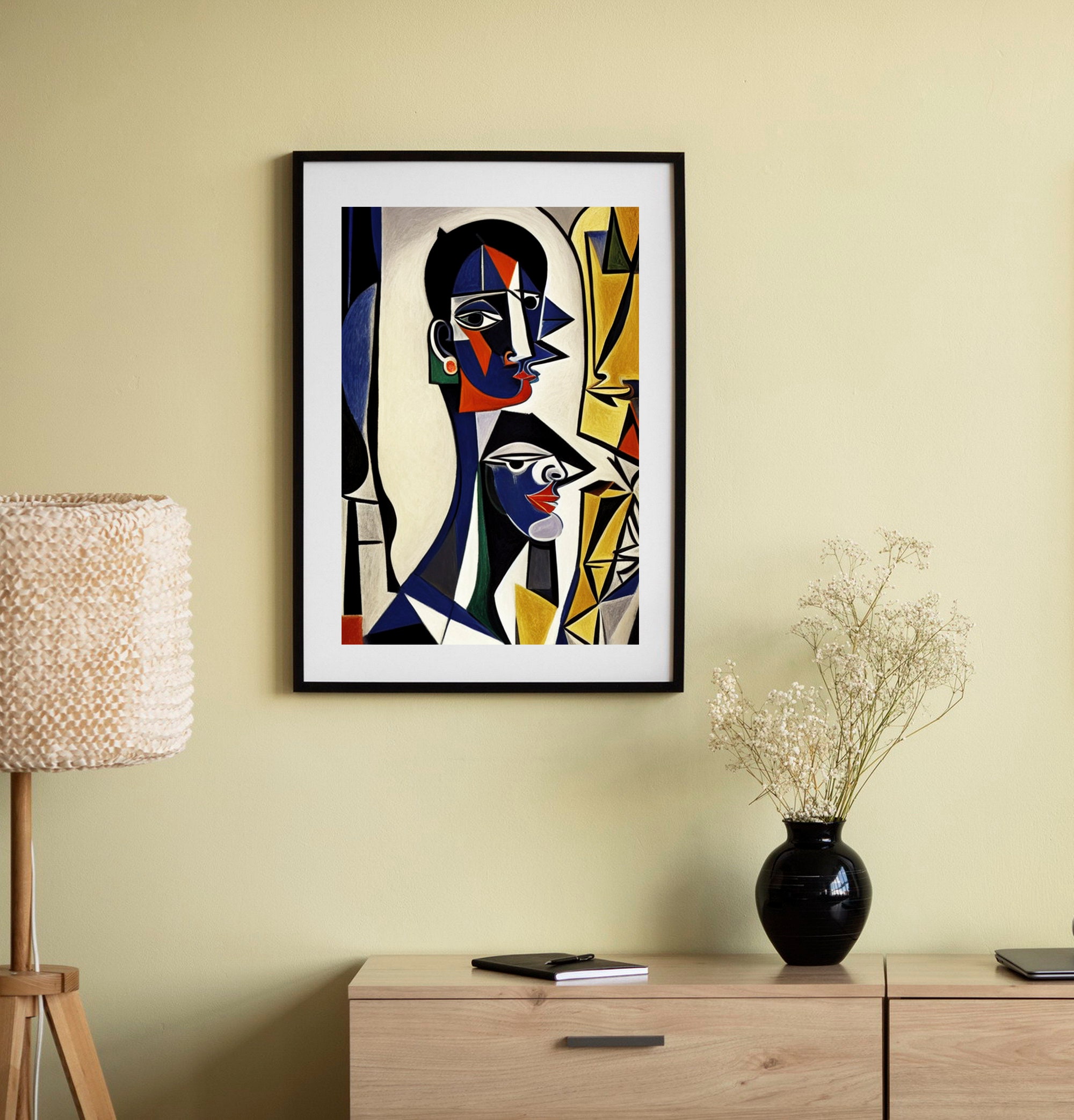 Cubism Art No2 Printable 2:3 Ratio Wall Art , Digital Art , Home Decor ...