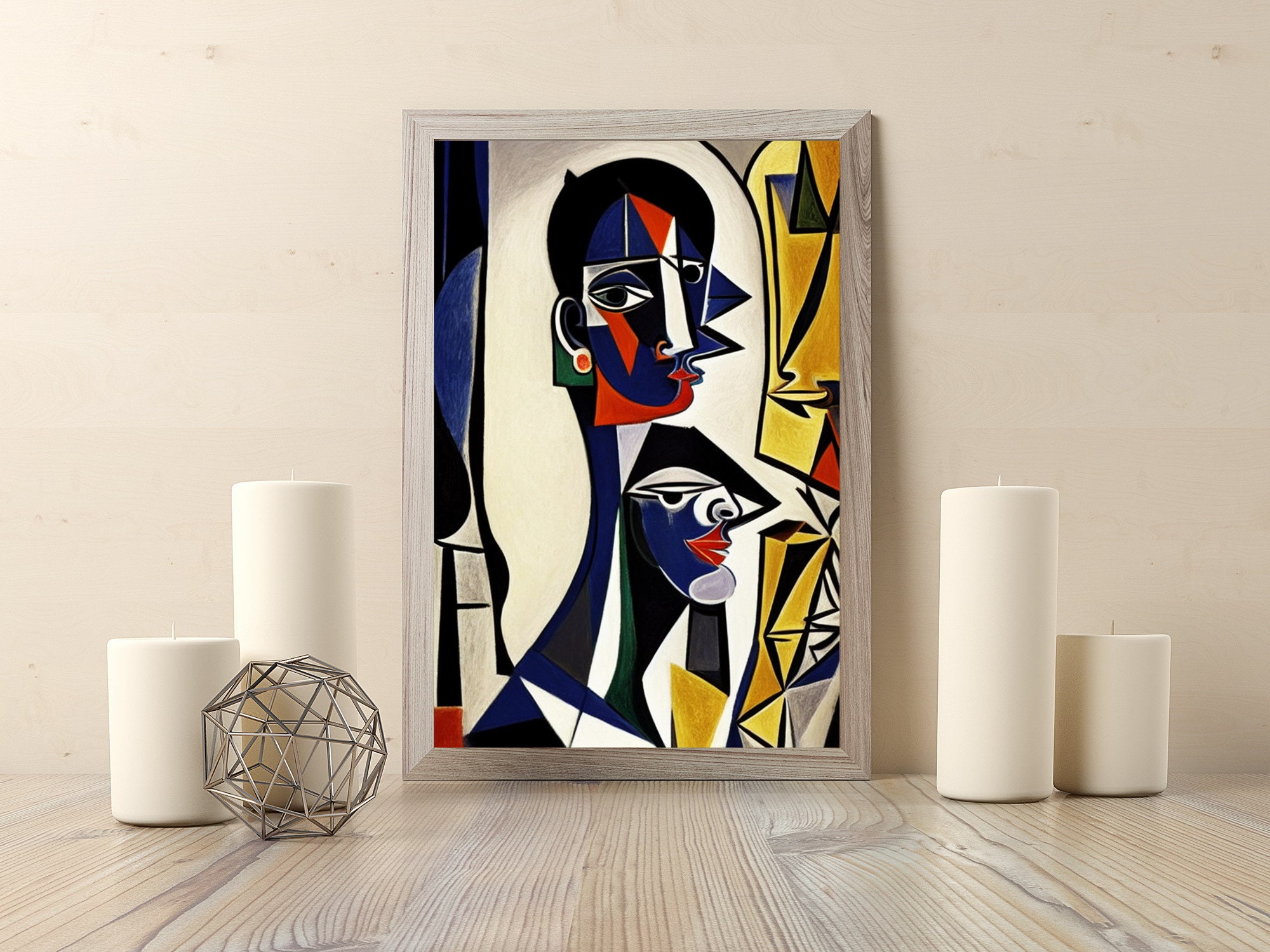 Cubism Art No2 Printable 2:3 Ratio Wall Art , Digital Art , Home Decor ...