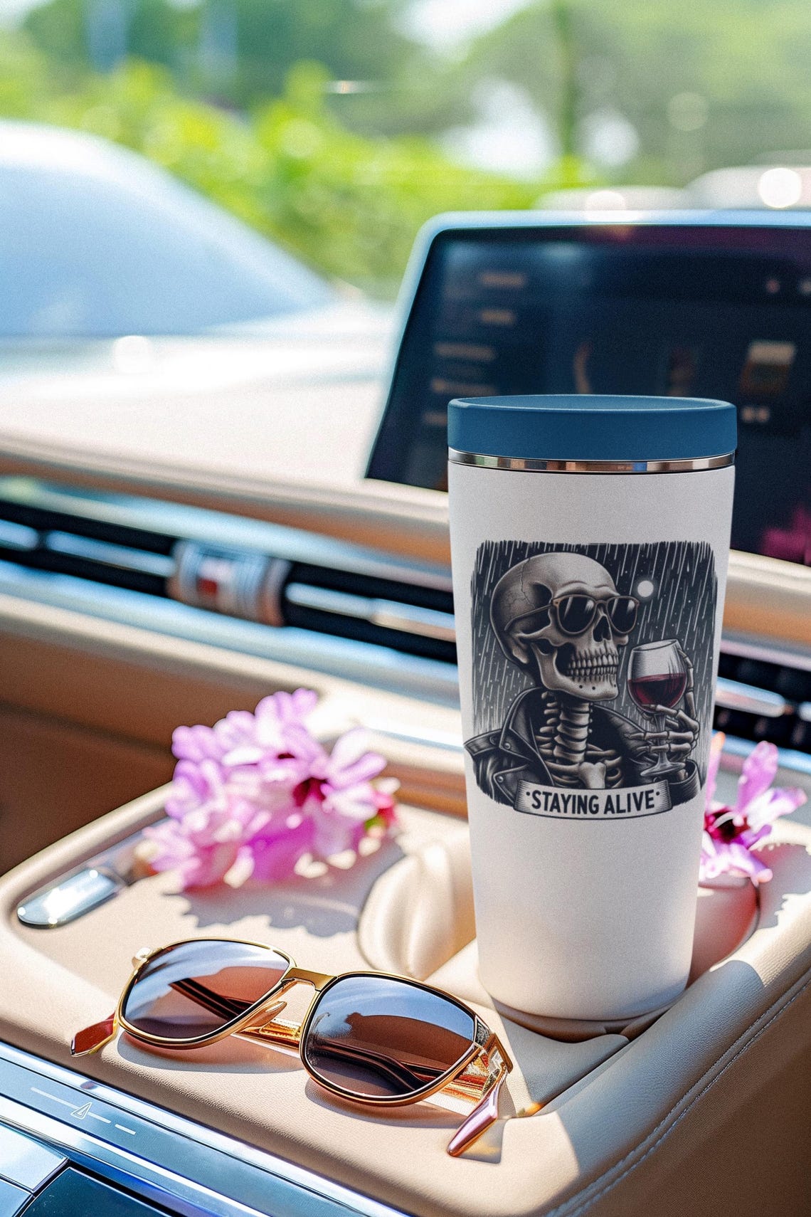 Staying Alive Skeleton PNG: Skull Sublimation Design (digital Download ...