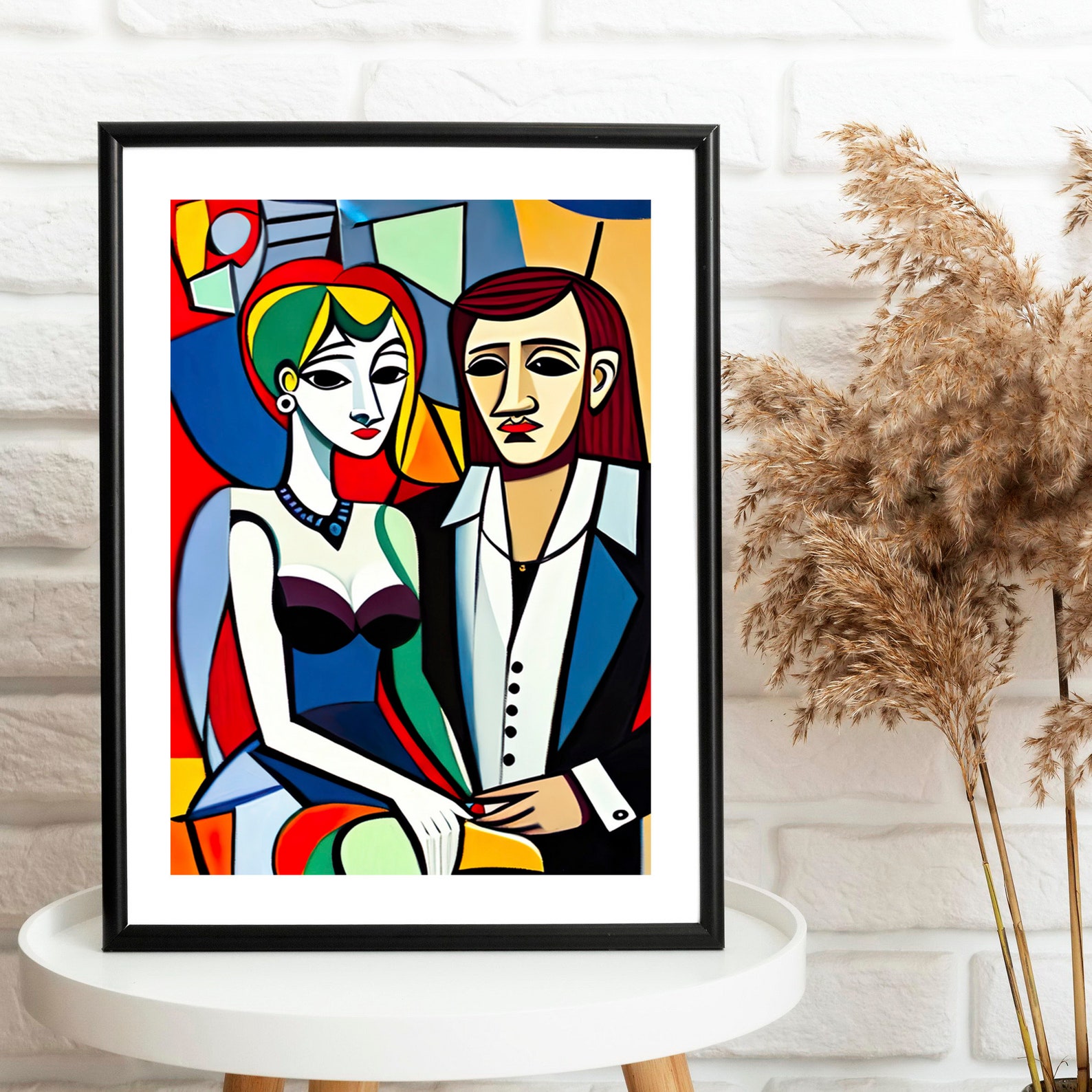 Cubism Art , No54 Printable 2:3 Ratio Wall Art , Digital Art , Home ...