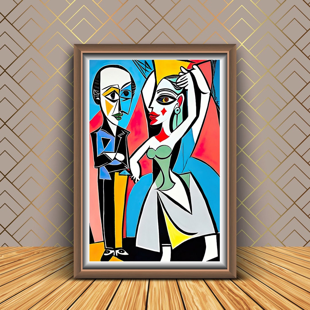 Cubism Art , No40 Printable 2:3 Ratio Wall Art , Digital Art , Home ...