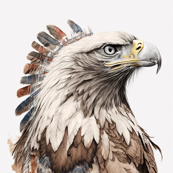 Native Eagle Art - Etsy