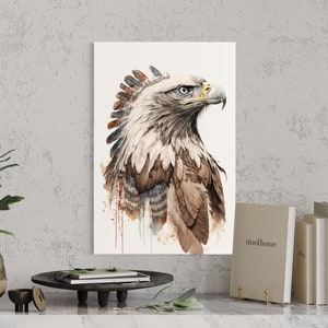 Eagles Liberty Native American Art Golden Eagle Print Eagle Paintings Animal Drawings Boho Wall ...