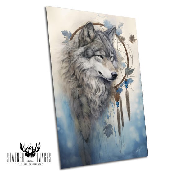 Native Drawings Of Wolves
