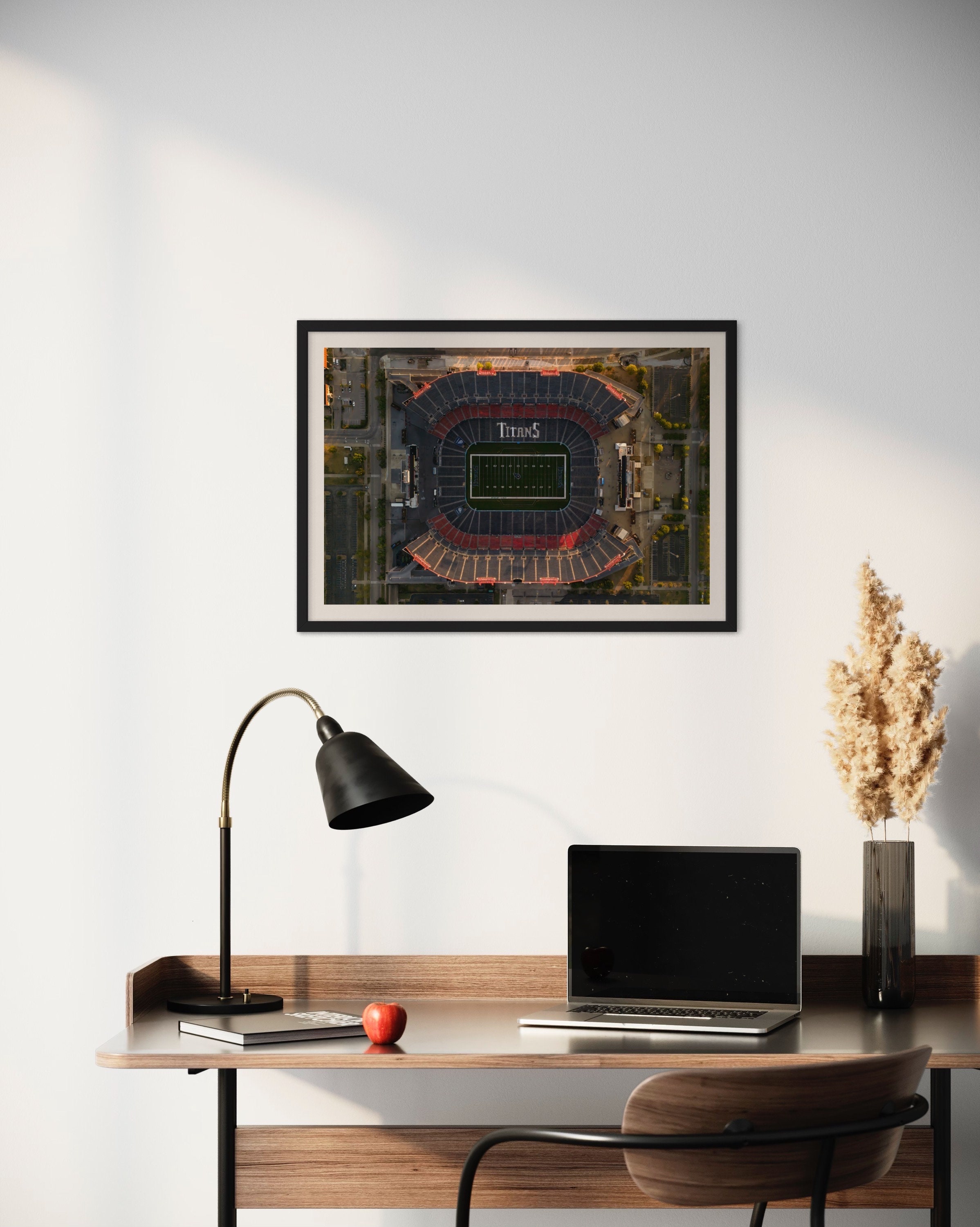 Tennessee Titans Nissan Stadium NFL Memorabilia Prints Music City ...