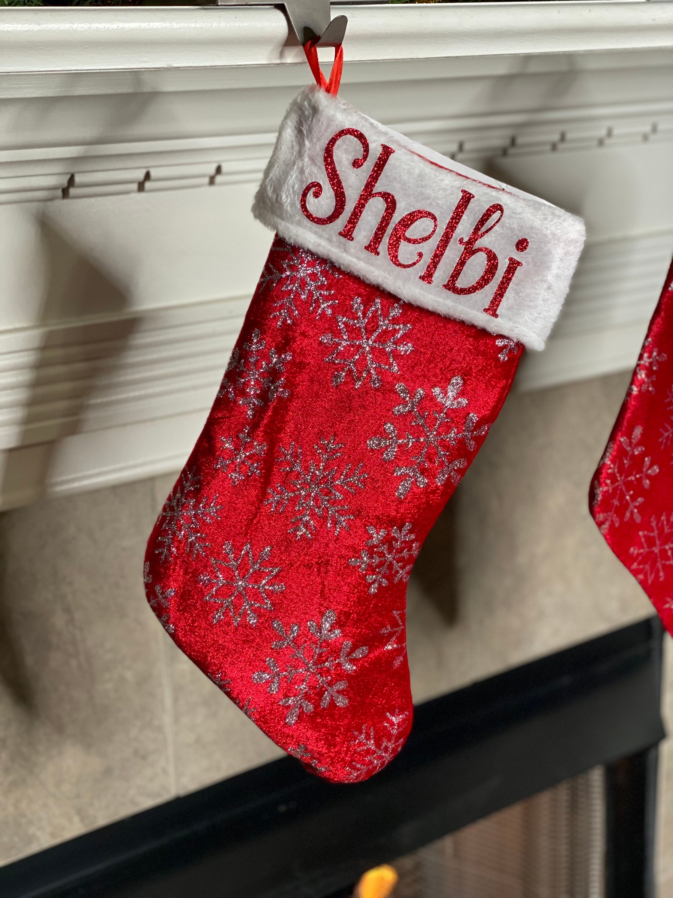 Personalized Christmas Stockings Snowflake Stocking - Etsy