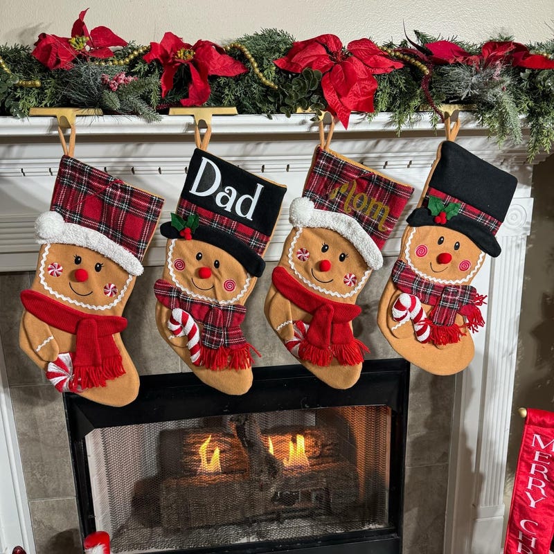 Gingerbread Stocking - Etsy