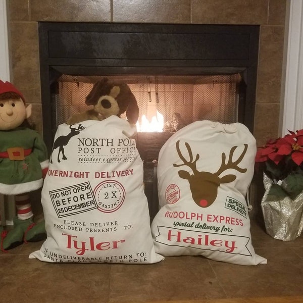 Large Santa Sack - Etsy