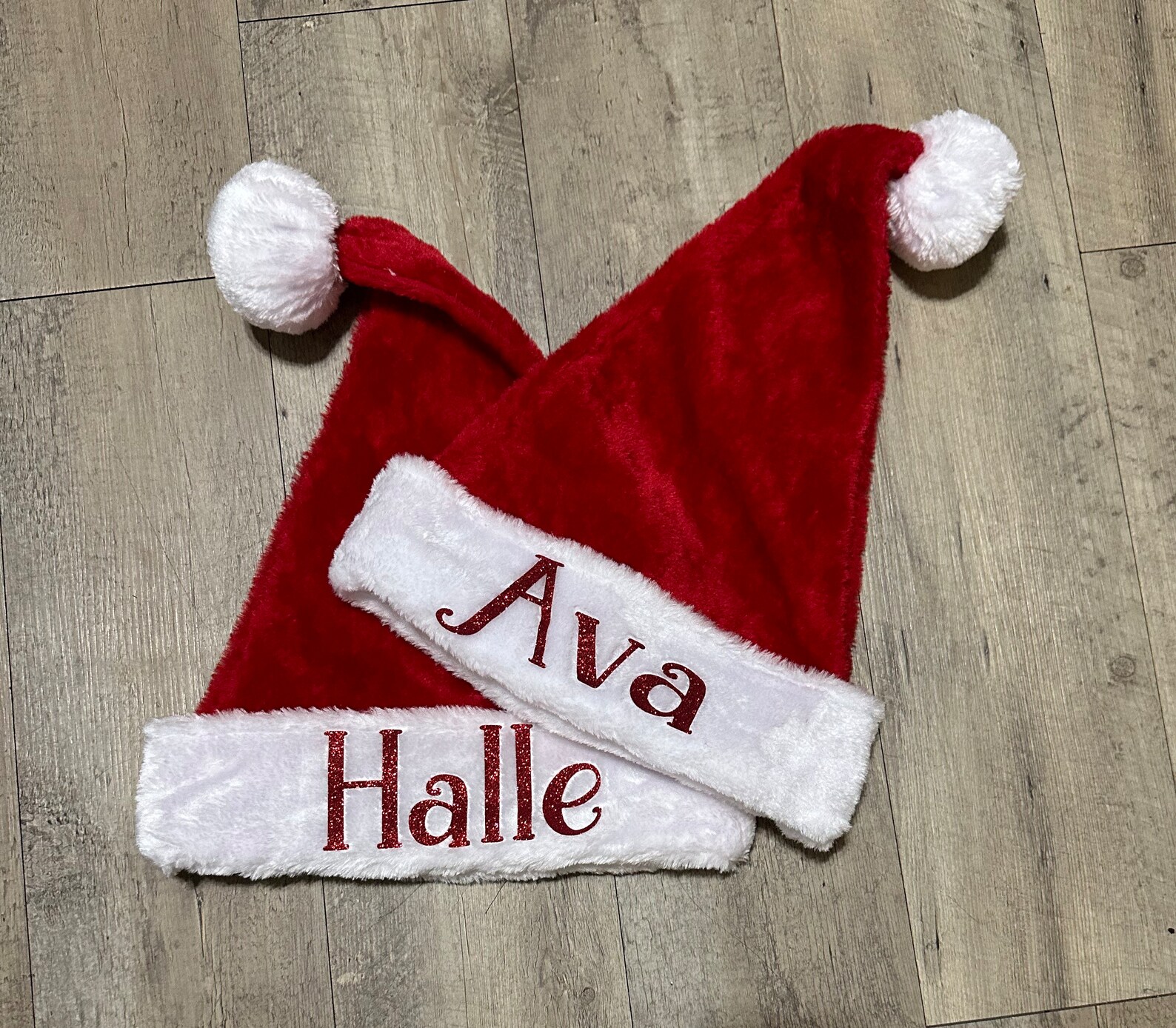 Personalized Santa Hat Customized Santa Hats Custom - Etsy